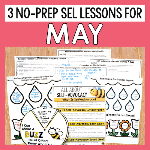 SEL No-Prep Lessons For May