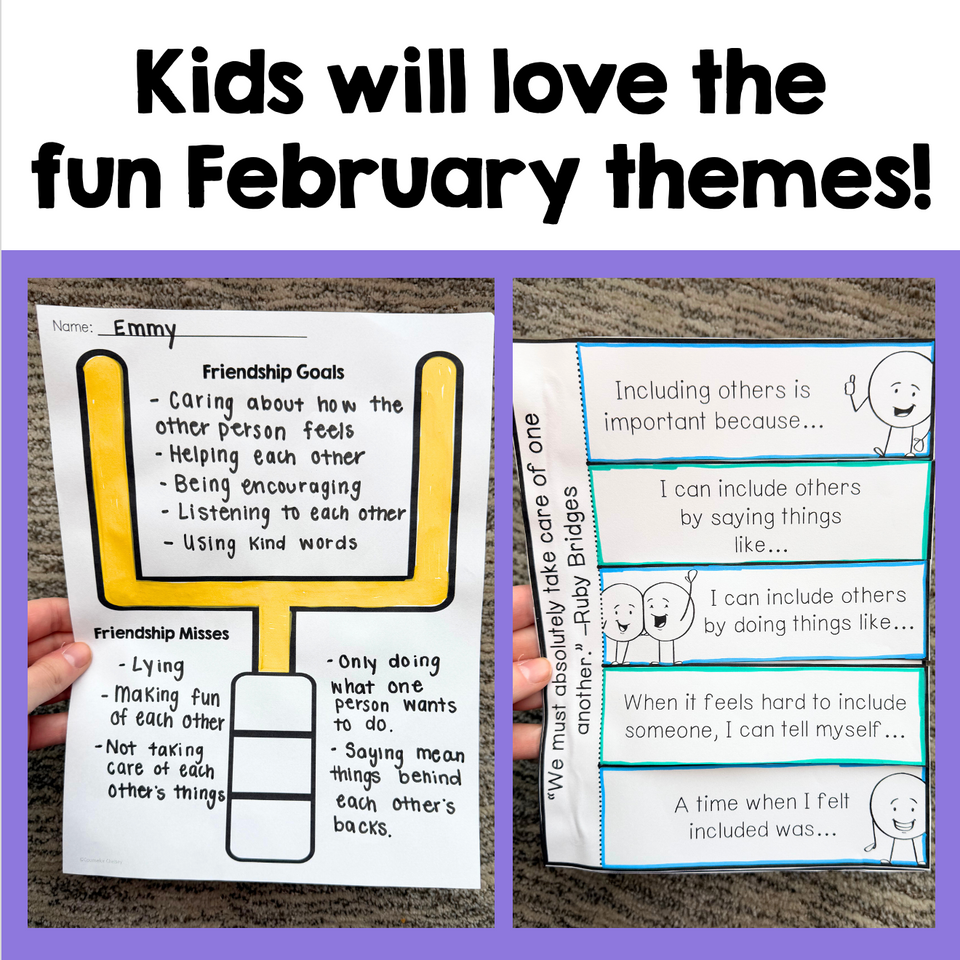 SEL No-Prep Lessons For February